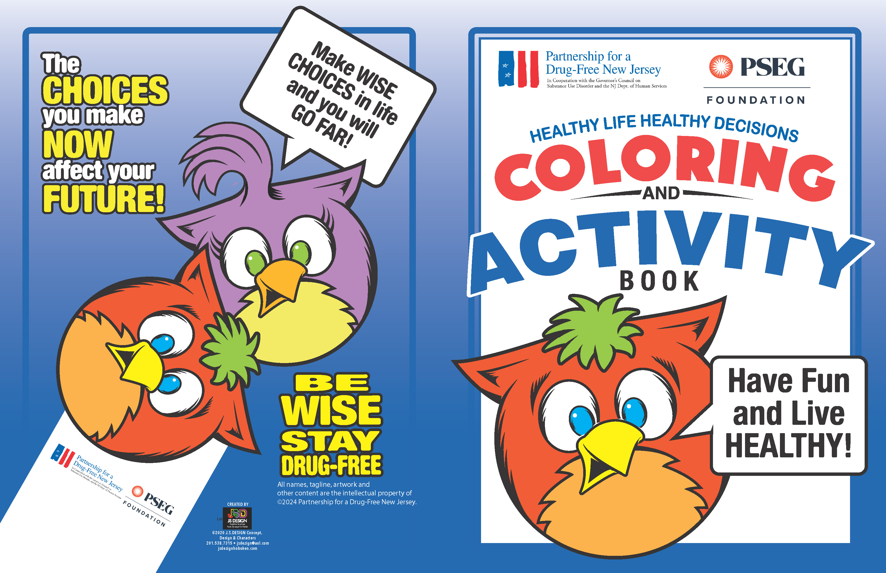 Drug Free NJ PSEG Foundation 3rd Grade Activity Book Drug Free NJ PSEG Foundation 3rd Grade Activity Book